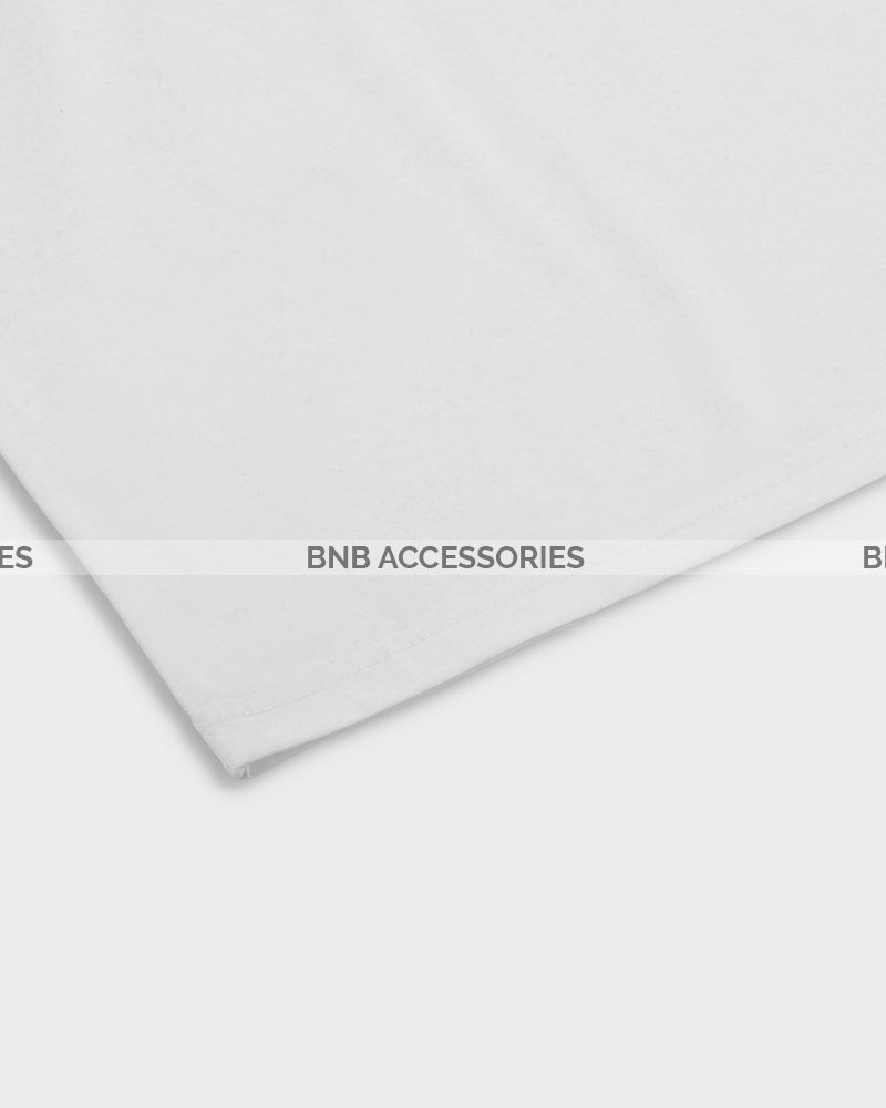 White Half Sleeves Round Neck T Shirt For Men Bnb Accessories