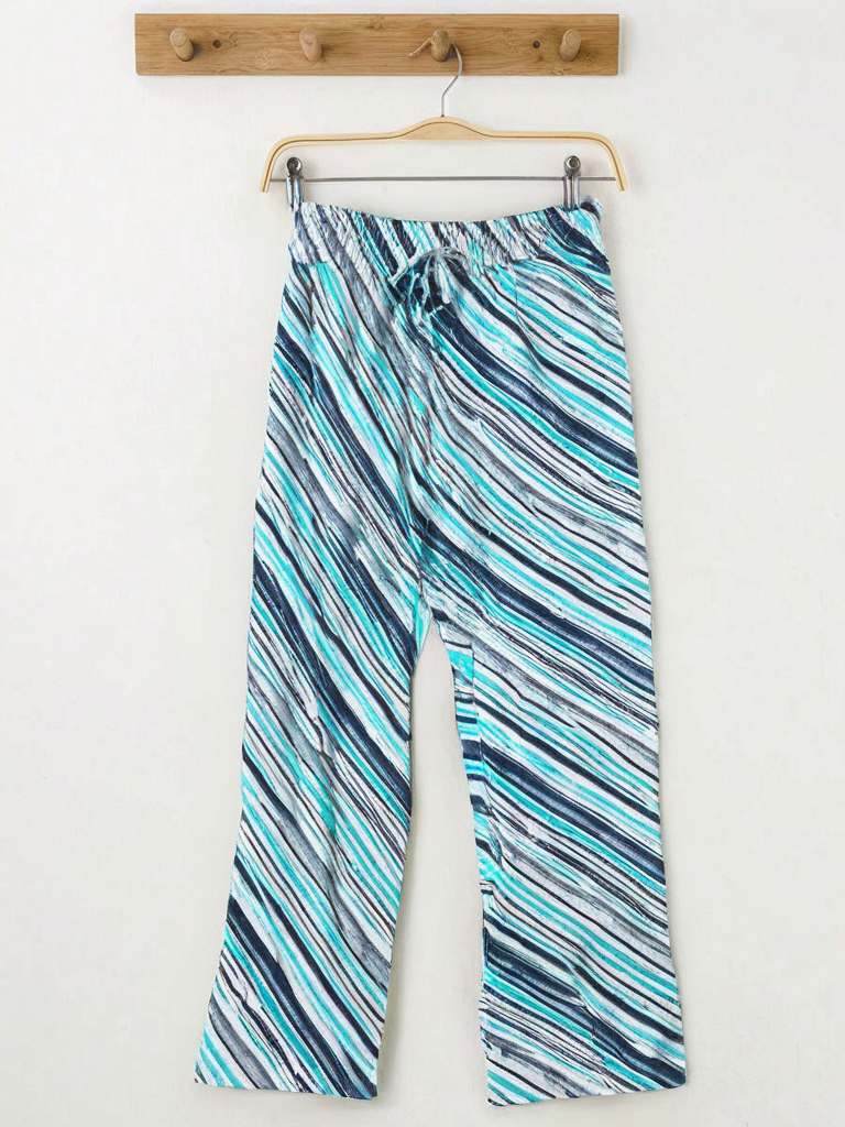 Ocean Wave Cotton Trouser For Women – BnB Accessories